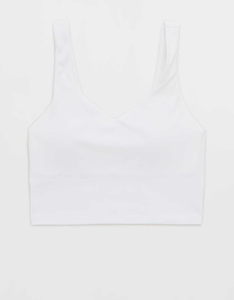 OFFLINE By Aerie Real Me Low Key Longline Sports Bra | American Eagle ...