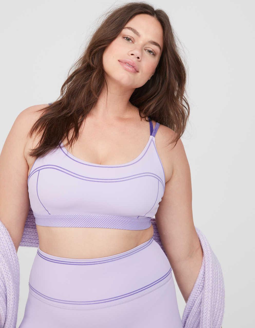 OFFLINE By Aerie Goals Velvet Trim Sports Bra | Men’s & Women’s Jeans ...