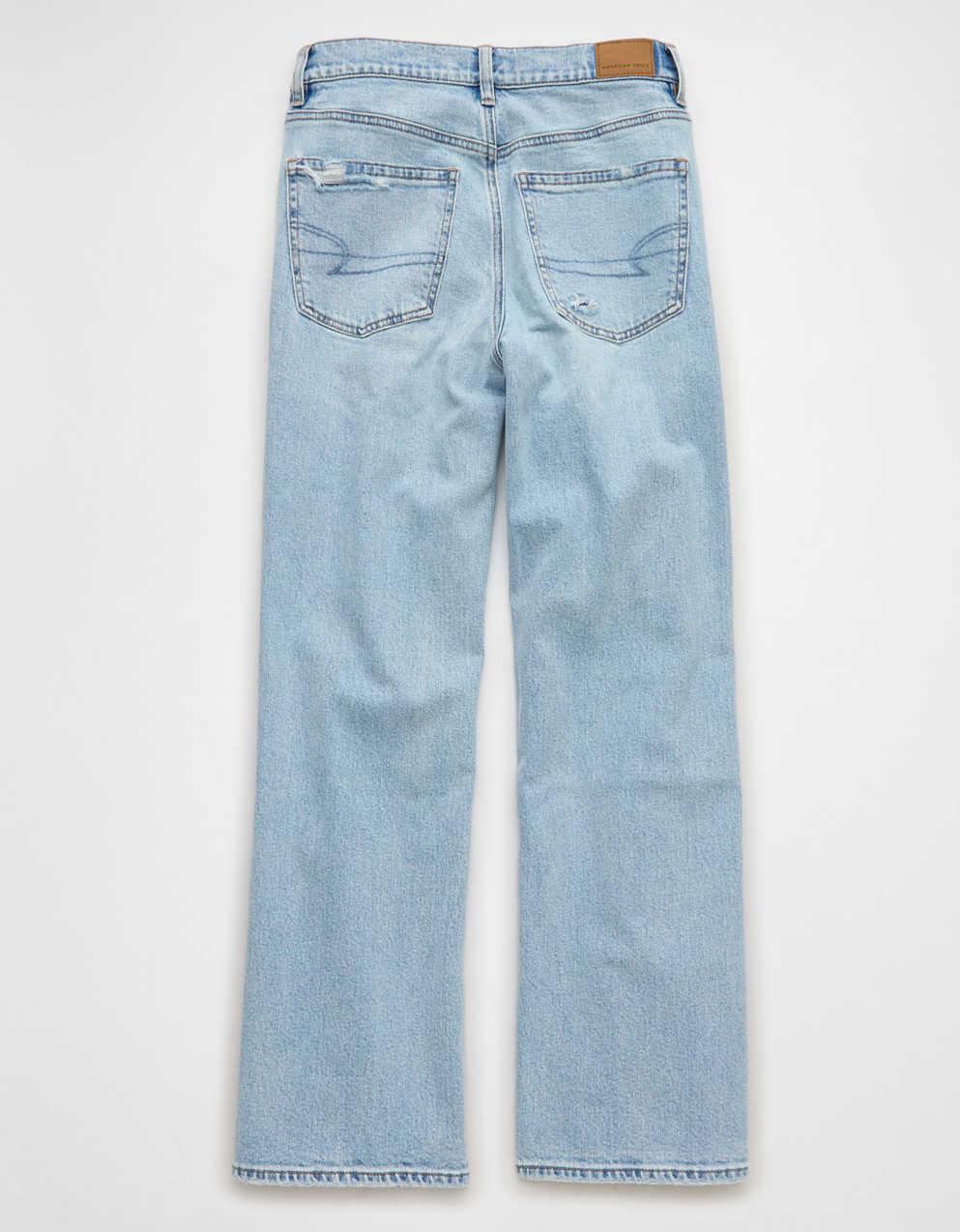 AE Strigid Ripped High-Waisted Stovepipe Jean | American Eagle UK | Men ...