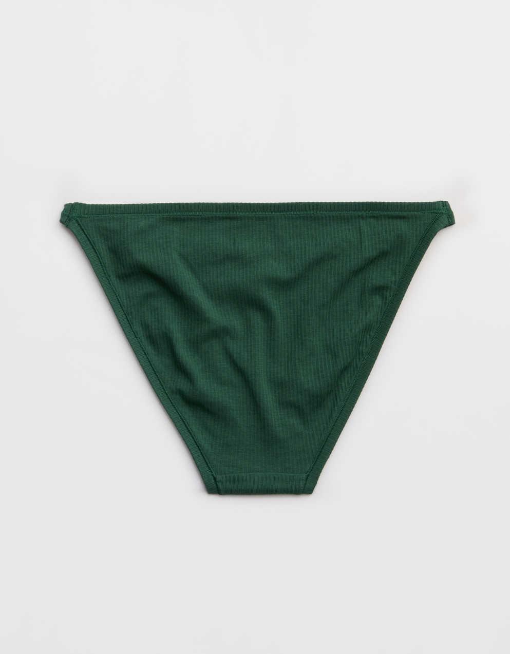 Superchill Cotton Rib String Bikini Underwear | American Eagle Europe ...