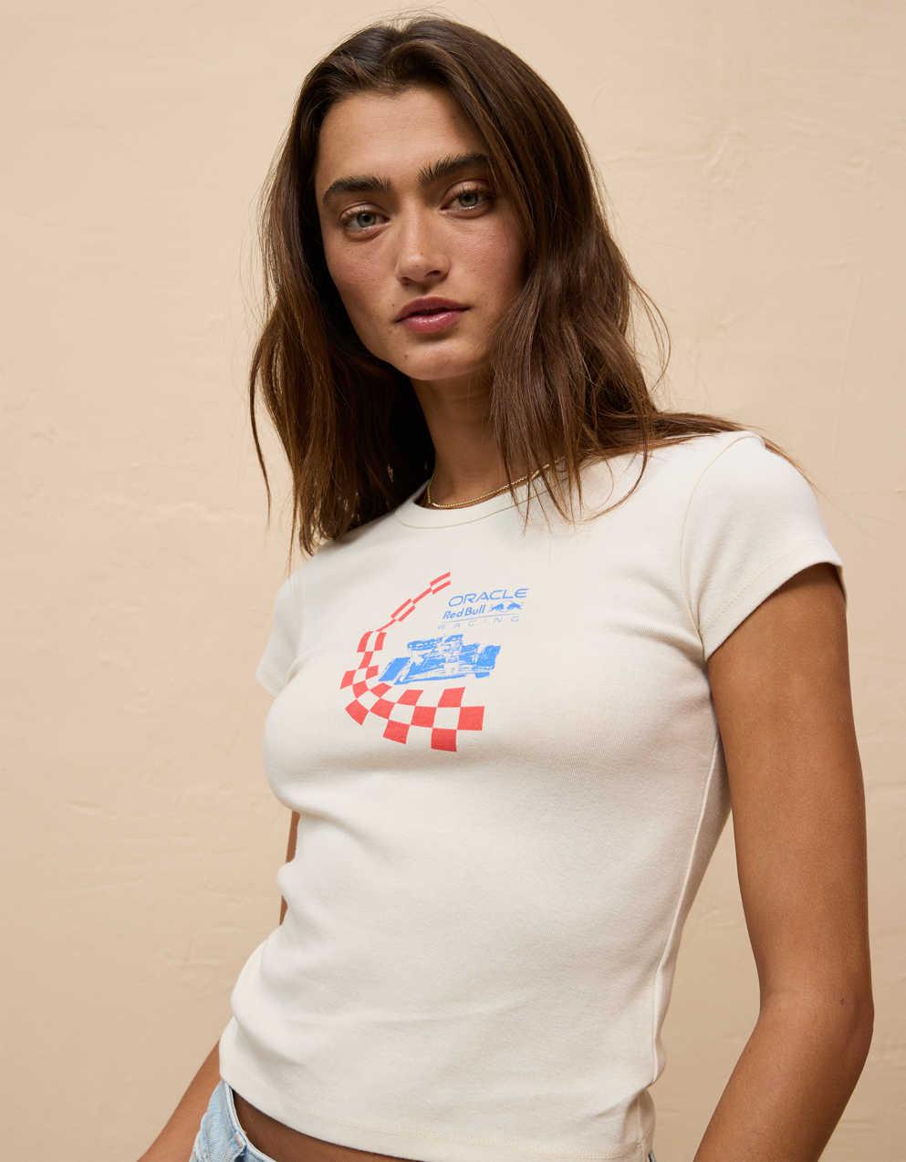 Oracle Red Bull Racing x AE Hey Baby Tee | American Eagle UK | Men's ...