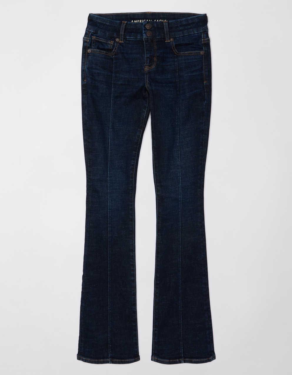 AE Next Level Curvy Low-Rise Kick Bootcut Jean | American Eagle UK ...