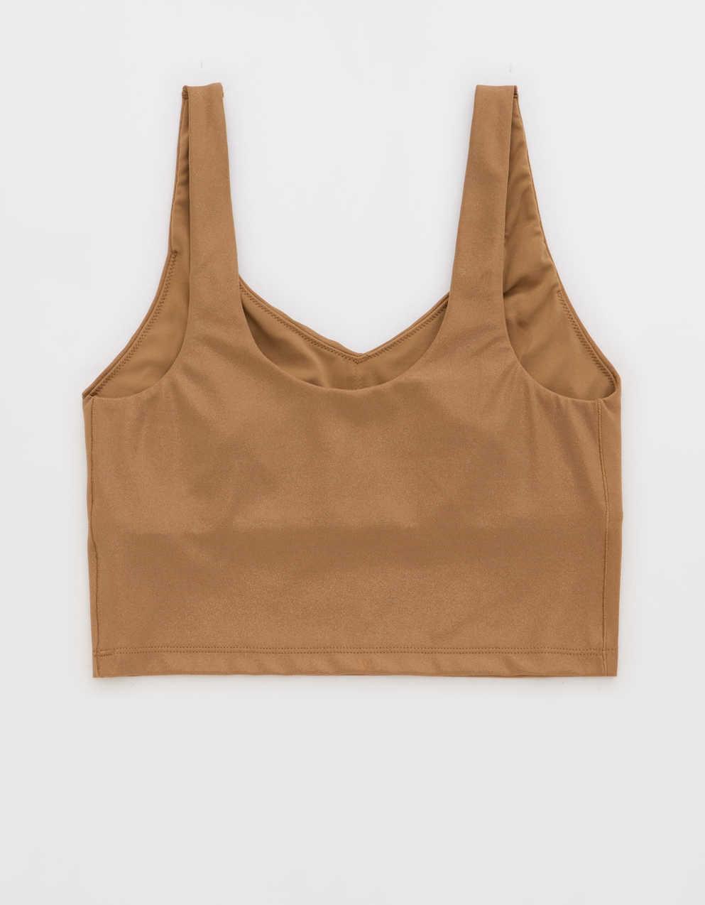 OFFLINE By Aerie Real Me Low Key Longline Sports Bra | American Eagle ...