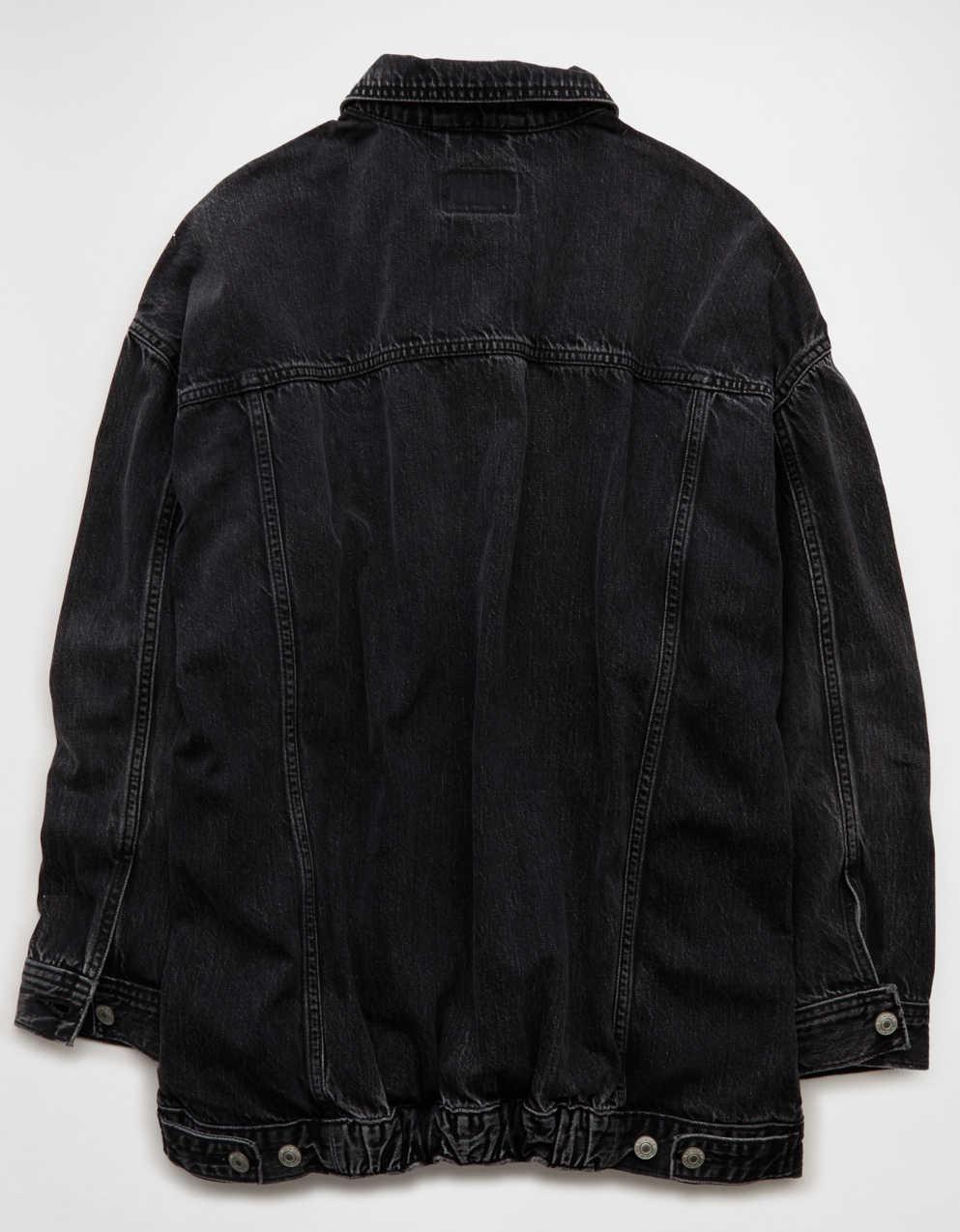 AE Oversized Boyfriend Denim Jacket | American Eagle UK | Men's & Women ...