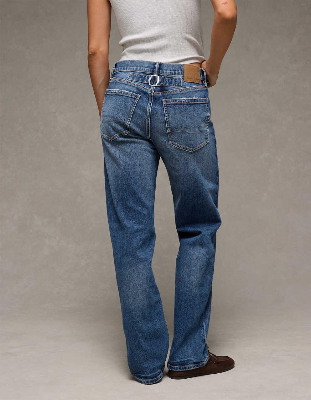 AE Strigid Low-Rise Baggy Straight Jean | American Eagle France | Men's ...