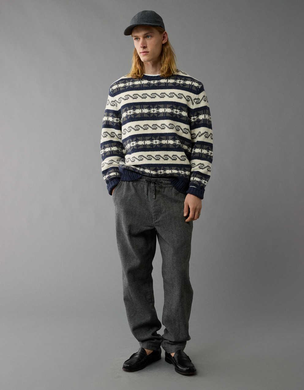 AE Chunky Fair Isle Sweater | American Eagle UK | Men's & Women's Jeans, Clothing & More