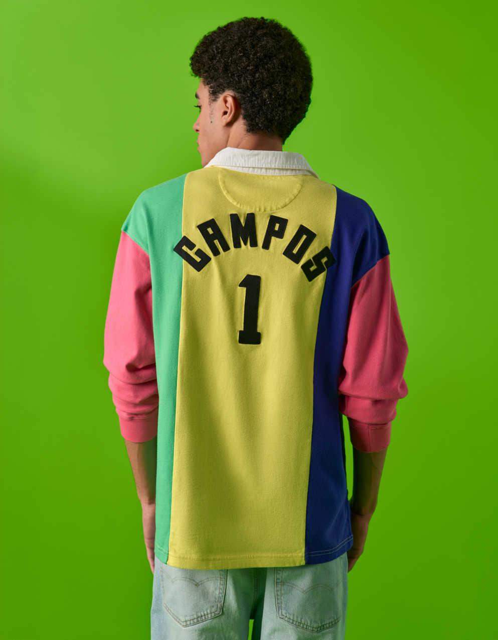AE x Jorge Campos Rugby Polo Shirt | American Eagle UK | Men's & Women ...