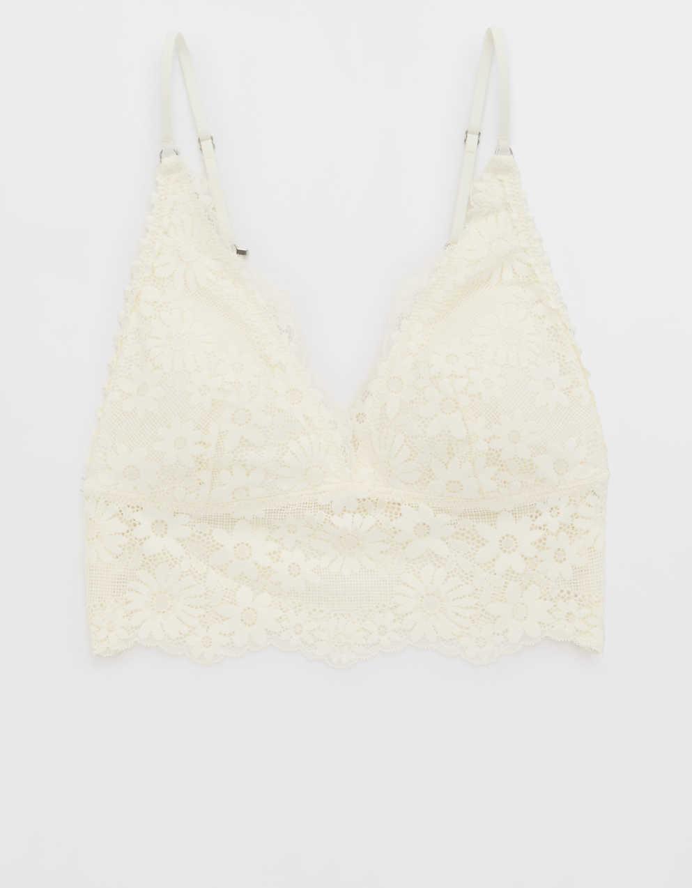 Show Off Lace Padded Longline Bralette | American Eagle UK | Men's ...