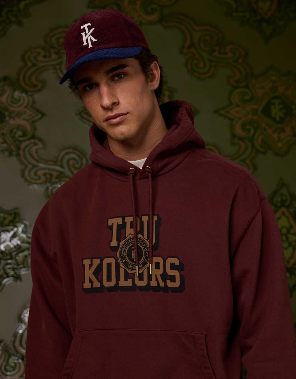 AE x Tru Kolors Heavyweight Graphic Hoodie | American Eagle UK | Men's ...