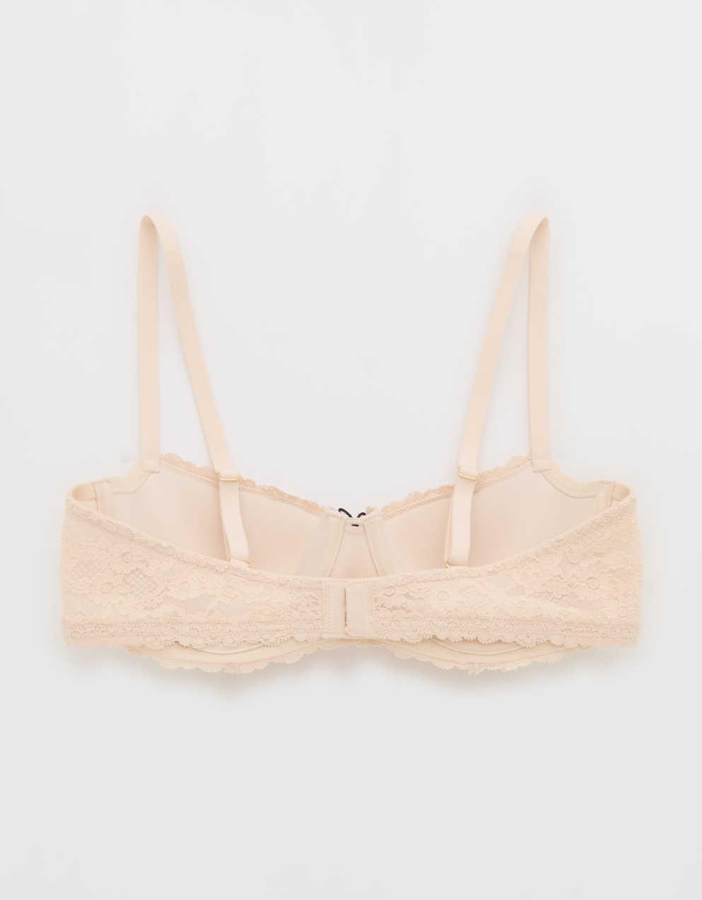 Show Off Vintage Lace Lightly Lined Balconette Bra | American Eagle UK ...