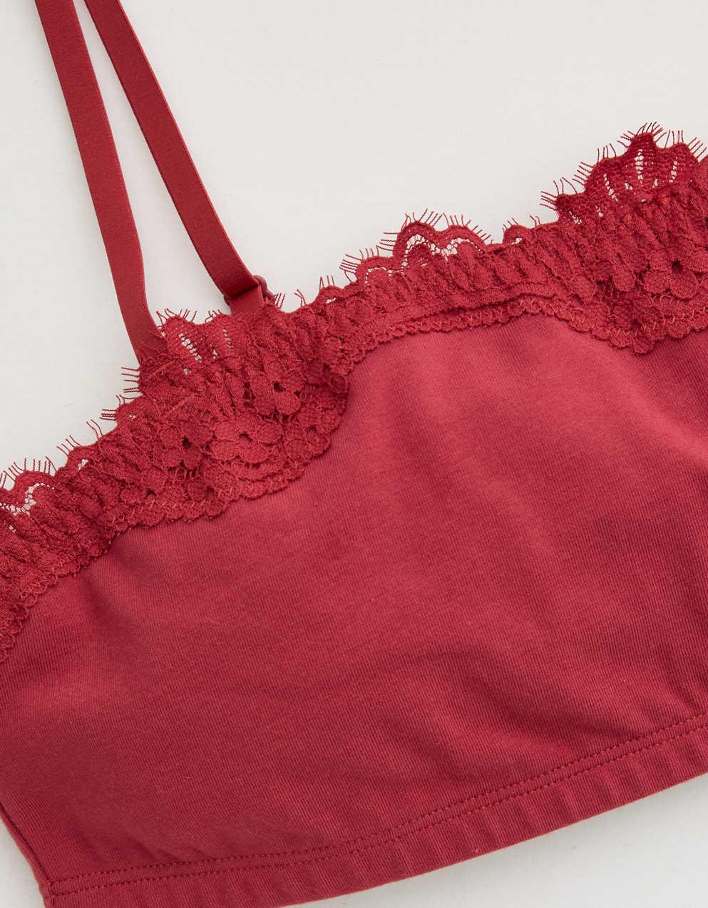 Superchill Cotton Lace Bralette | American Eagle UK | Men's & Women's ...