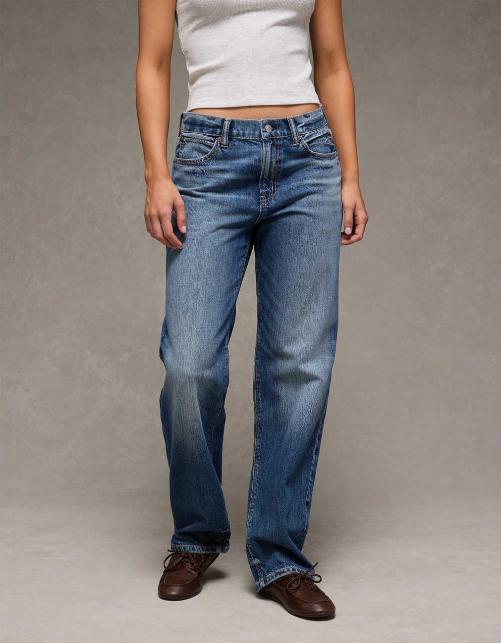 AE Strigid Low-Rise Ex-Boyfriend Jean | American Eagle UK | Men's ...