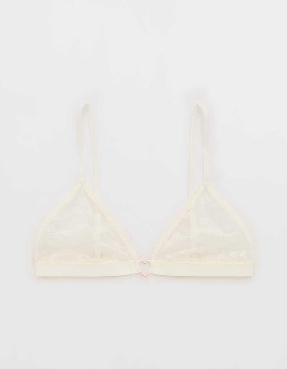 Show Off Heart Mesh Triangle Bralette | American Eagle UK | Men's ...