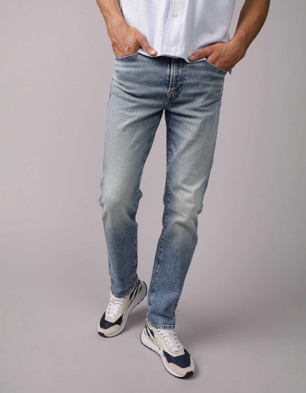 AE EasyFlex Slim Straight Jean | American Eagle UK | Men's & Women's Jeans, Clothing & More