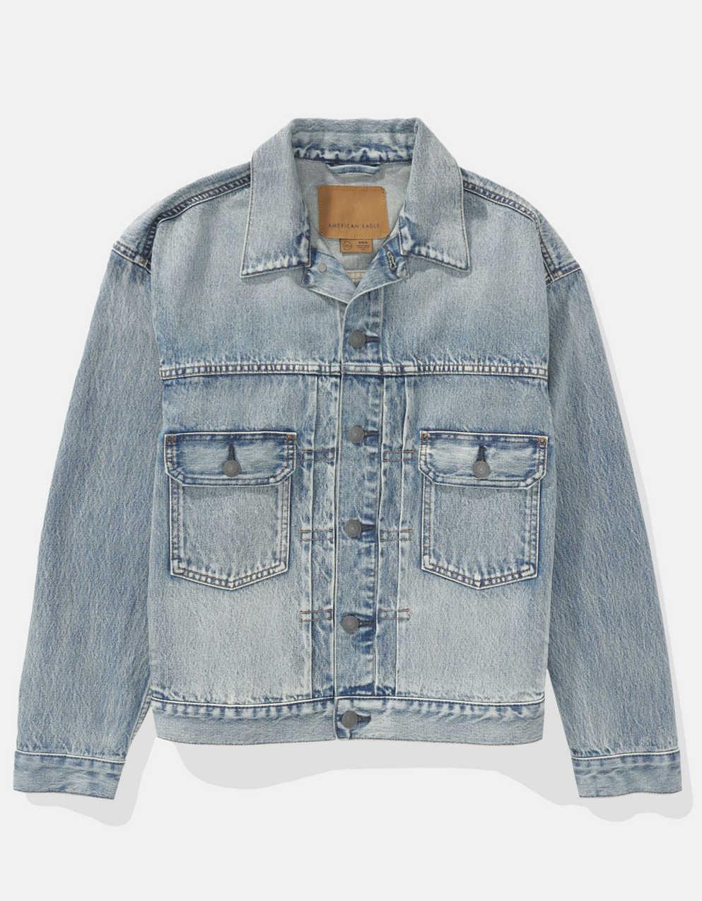 AE Veste Trucker en jean | American Eagle France | Jeans & vêtements ...