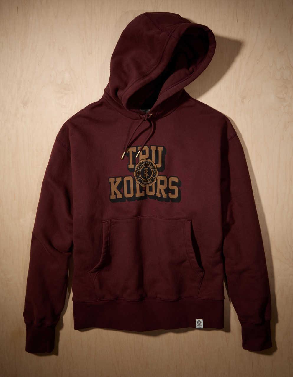 AE x Tru Kolors Heavyweight Graphic Hoodie | American Eagle UK | Men's ...