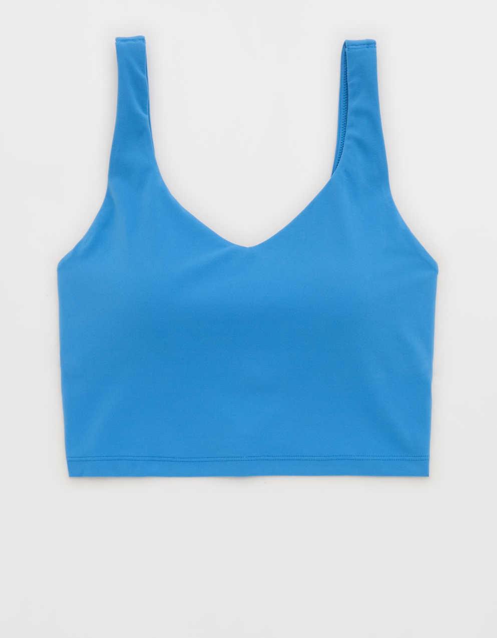 OFFLINE By Aerie Real Me Low Key Longline Sports Bra | American Eagle ...