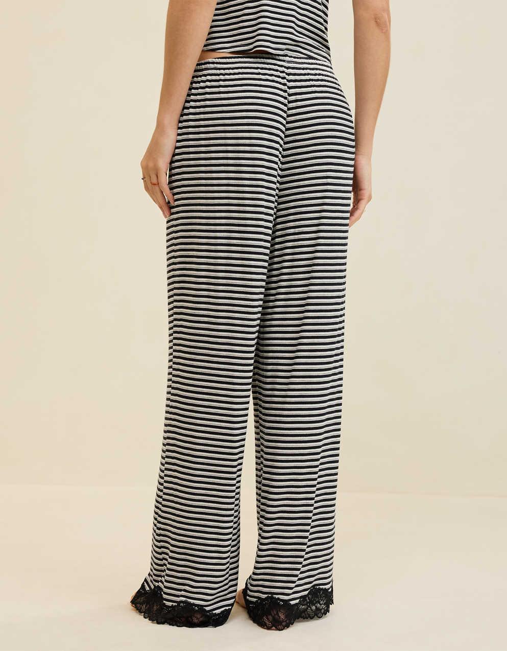 Aerie Real Soft® Rib Trouser PJ | American Eagle UK | Men's & Women's ...