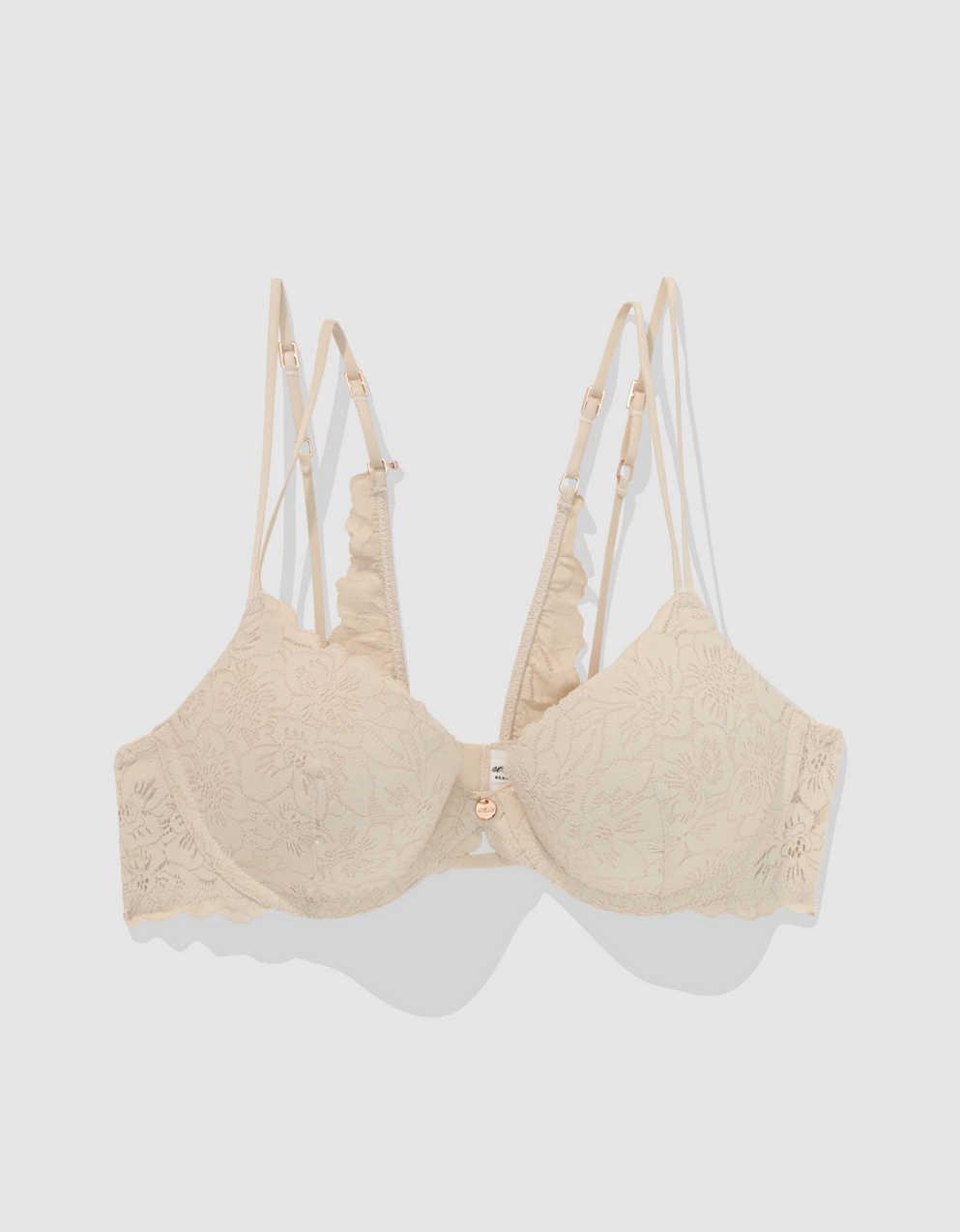 Show Off Rosey Lace Demi Push Up Bra | American Eagle UK | Men's ...