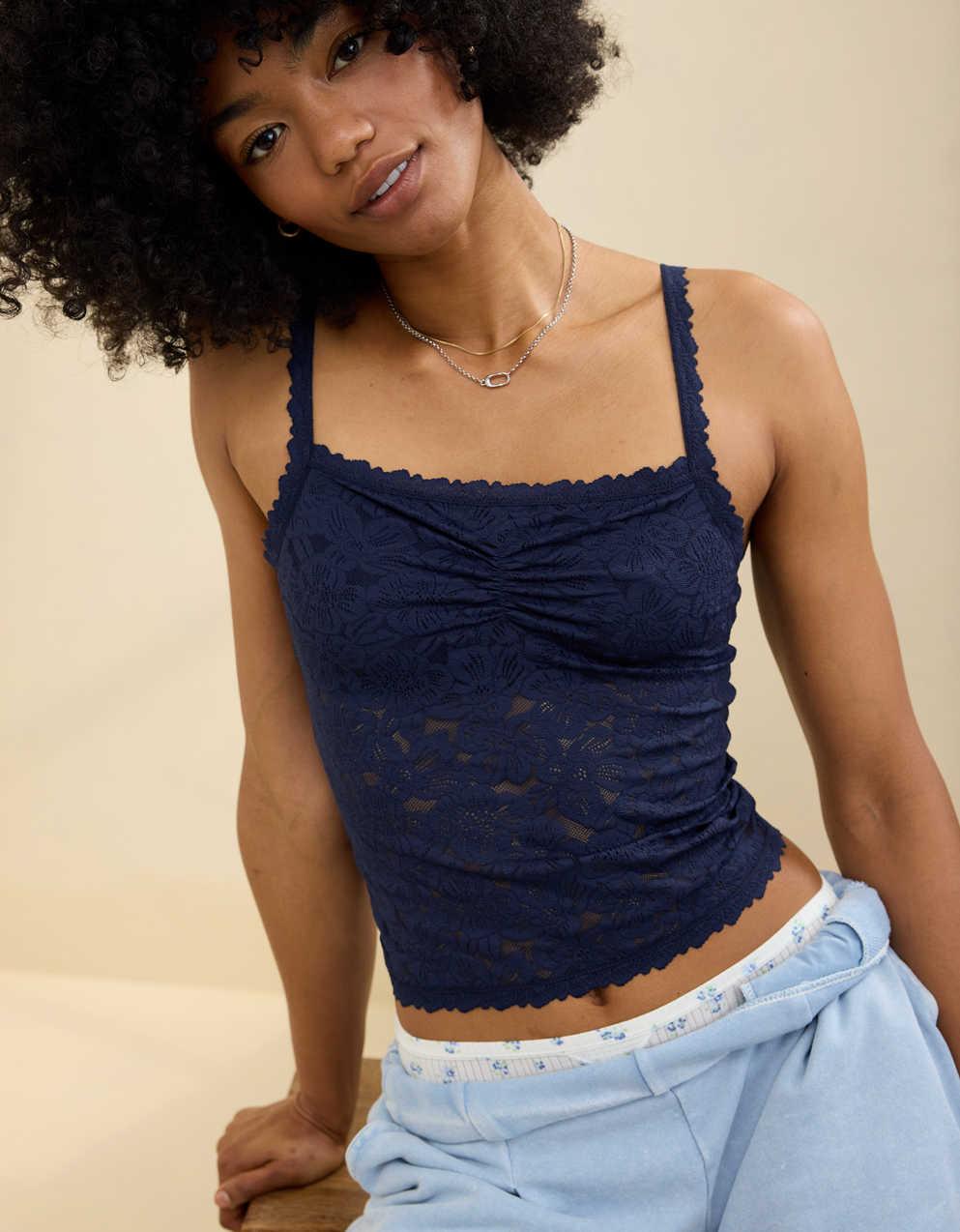 Show Off Rosey Lace Bra Top | American Eagle UK | Men's & Women's Jeans ...