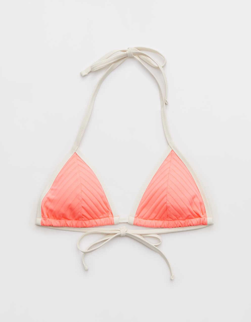 Aerie Wide Rib String Triangle Bikini Top | American Eagle UK | Men's ...