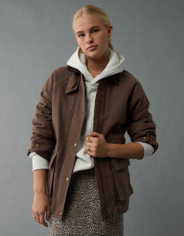 AE Canvas Barn Jacket | American Eagle UK | Men's & Women's Jeans ...