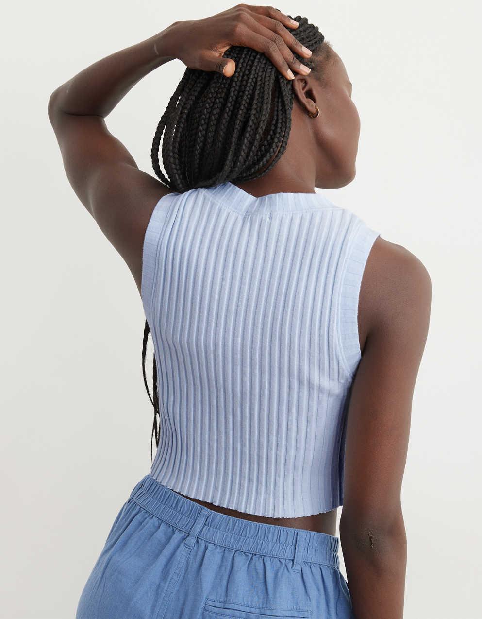 Aerie High Neck Ribbed Tank Top | Men’s & Women’s Jeans, Clothing ...