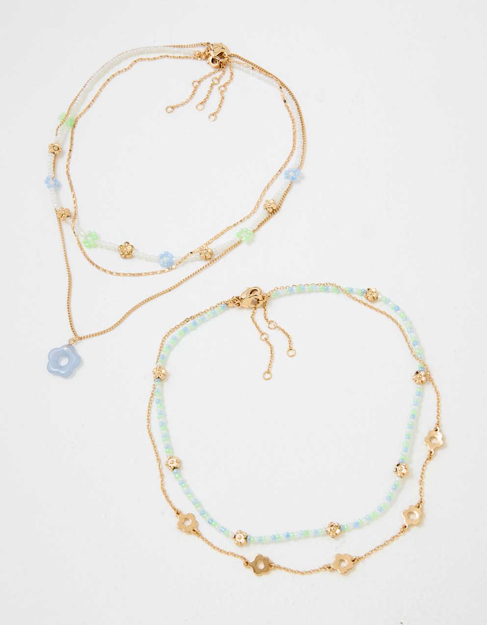 AEO Daisy Necklace 5 Pack Men s Women s Jeans Clothes Accessories American Eagle Australia