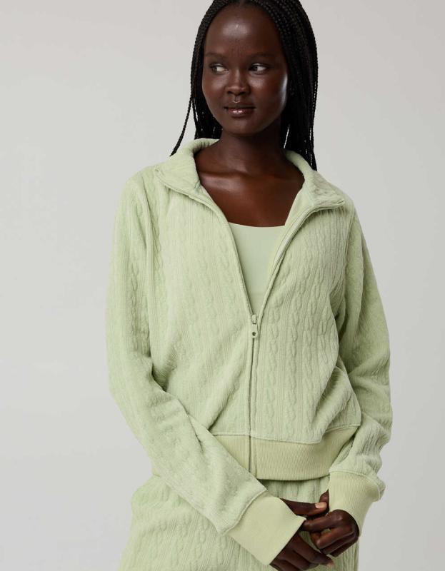 OFFLINE By Aerie Cable Lounge Full Zip | Men's & Women's Jeans, Clothes ...