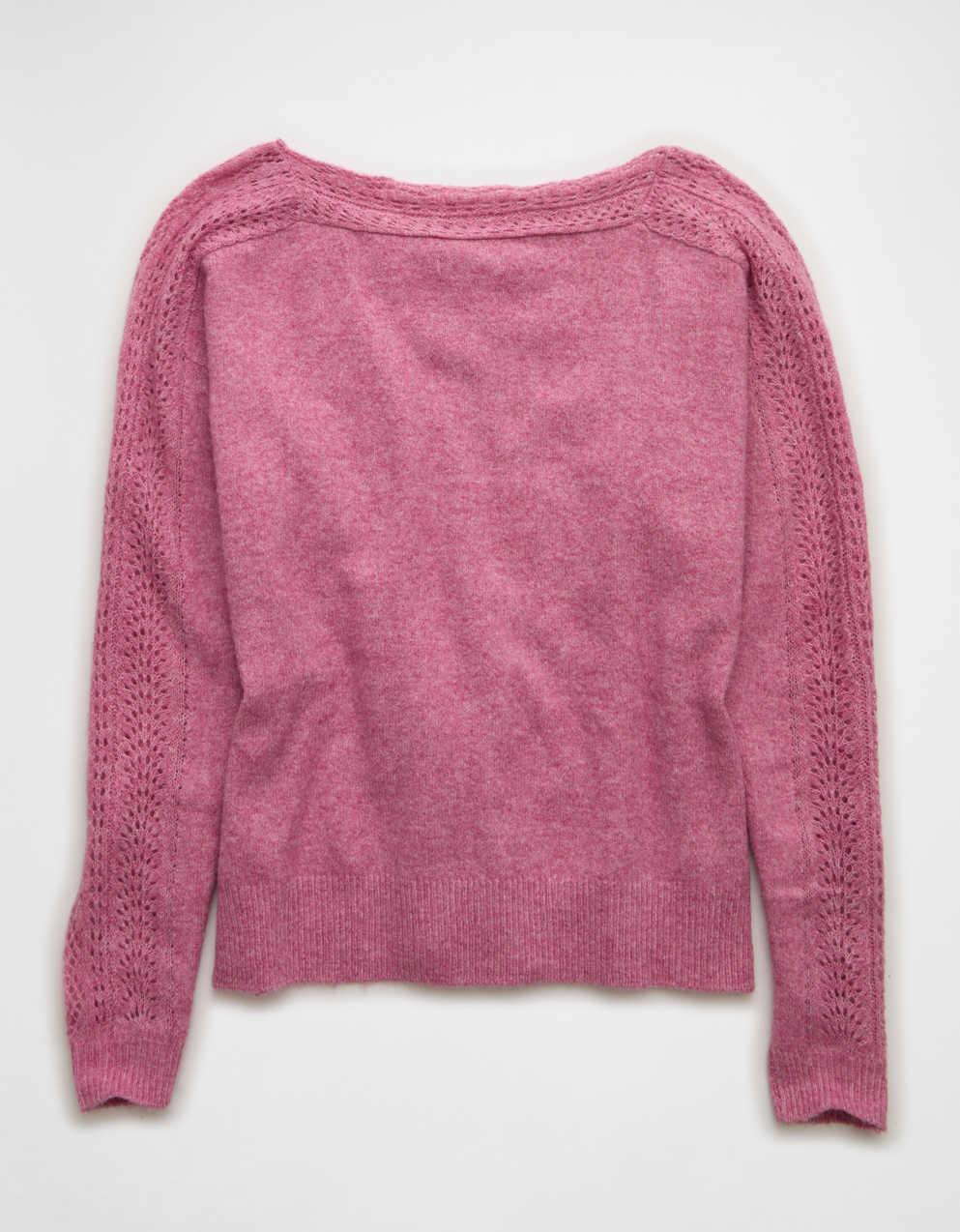 AE Whoa So Soft Lace Pullover | American Eagle Deutschland | Damen ...