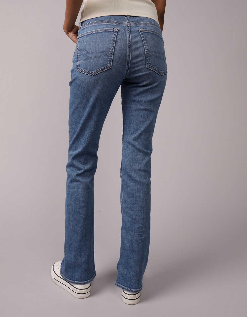 AE Next Level Ripped Low-Rise Kick Bootcut Jean | American Eagle France ...