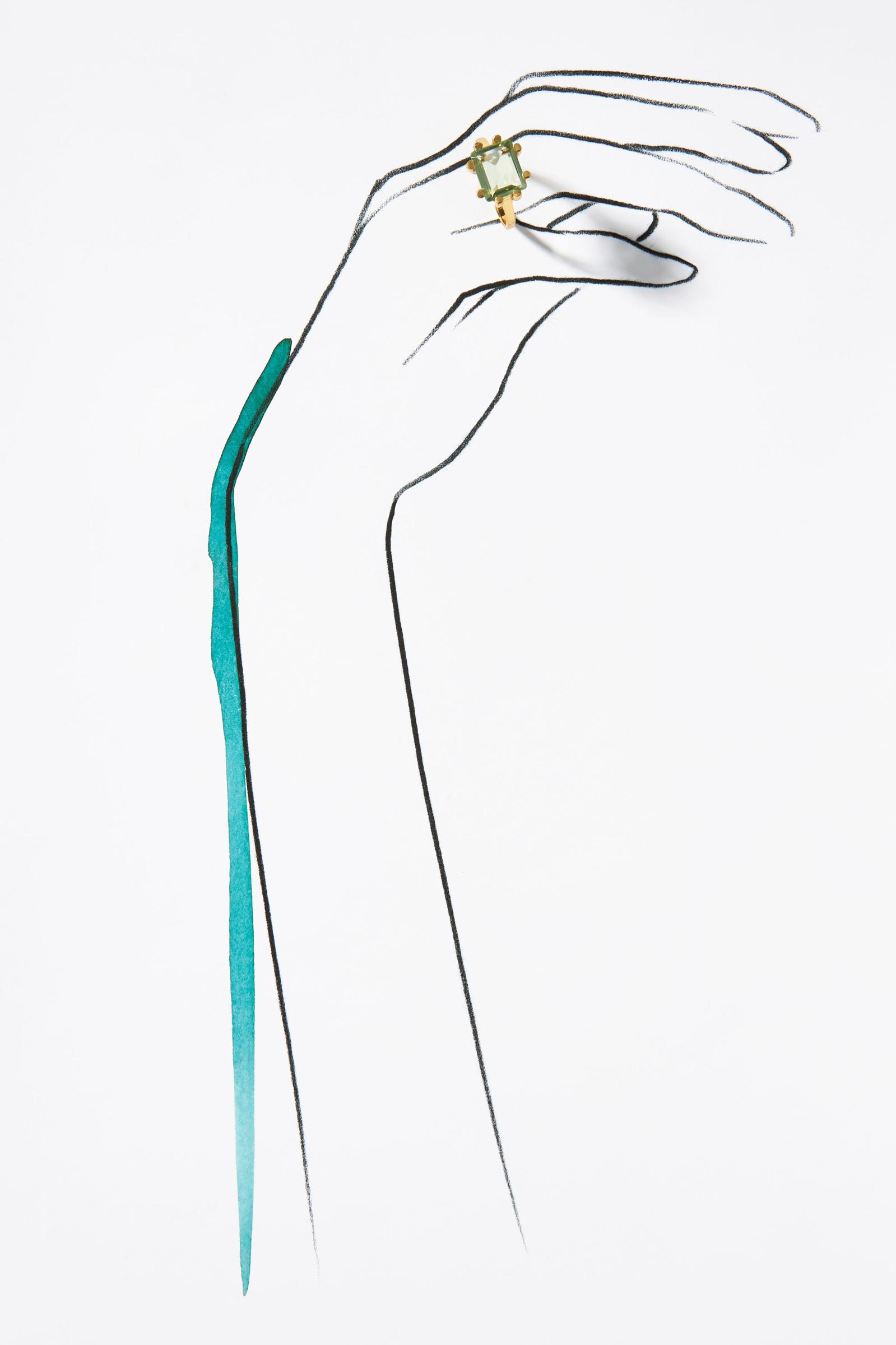 Square Claw Ring | Anthropologie Japan - Women's Clothing, Accessories ...