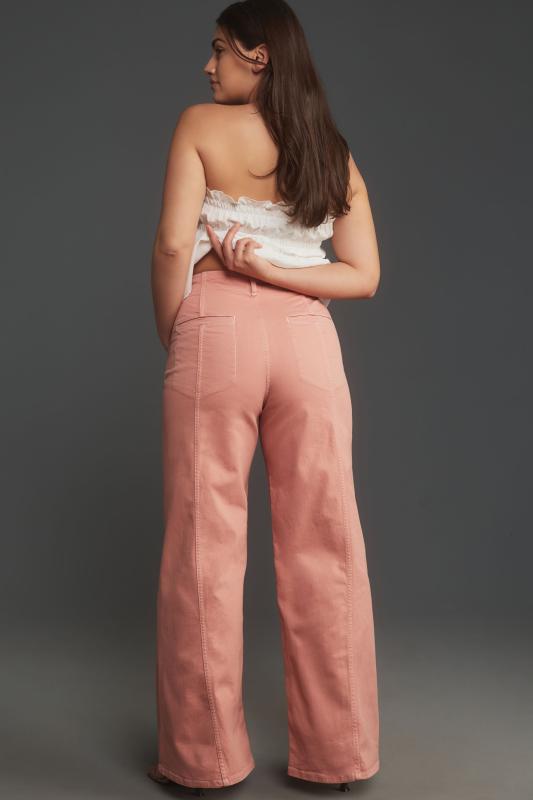 Maeve의 Delaney 깔끔한 솔기가 있는 하이라이즈 와이드 레그 진 앤트로폴로지 한국 공식 스토어 유니크한 여성 패션 및 라이프스타일 편집샵 200개이상의