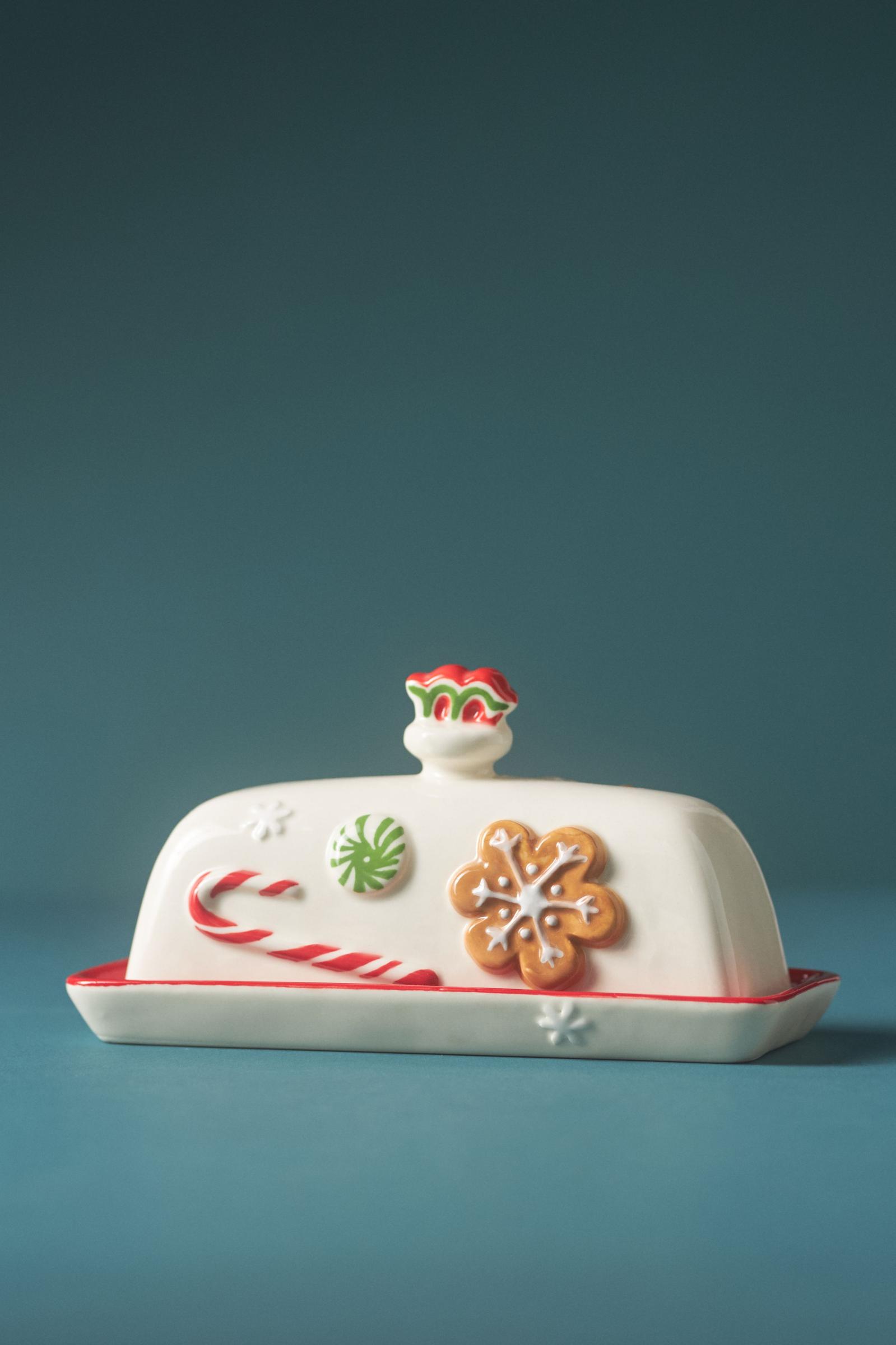 Holifaye Ceramic Stoneware Butter Dish Anthropologie Japan Women s Clothing Accessories Home