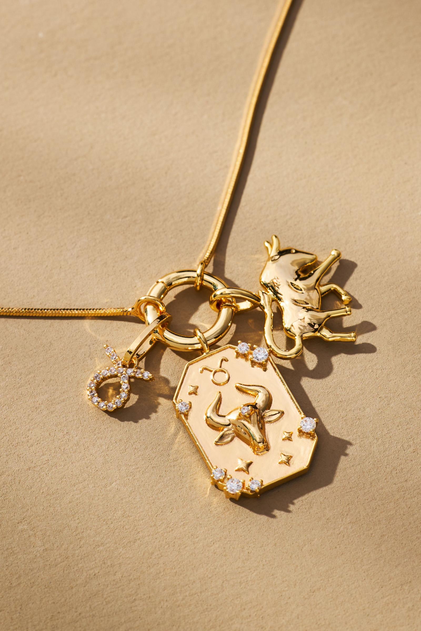 Zodiac Charm Necklace Anthropologie Mexico Women s Clothing Accessories Home