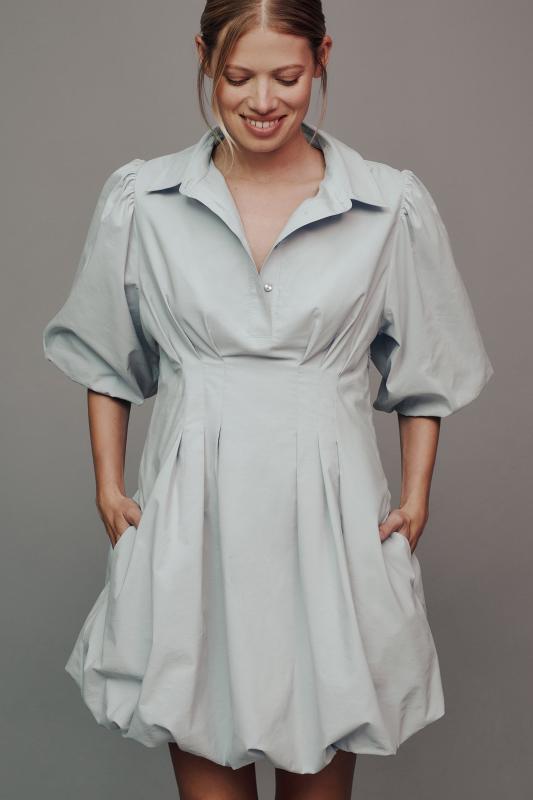 Maeve 칼라 버블헴 미니 드레스 앤트로폴로지 한국 공식 스토어 유니크한 여성 패션 및 라이프스타일 편집샵 200개이상의 프리미엄 브랜드 여성 의류 액세서리