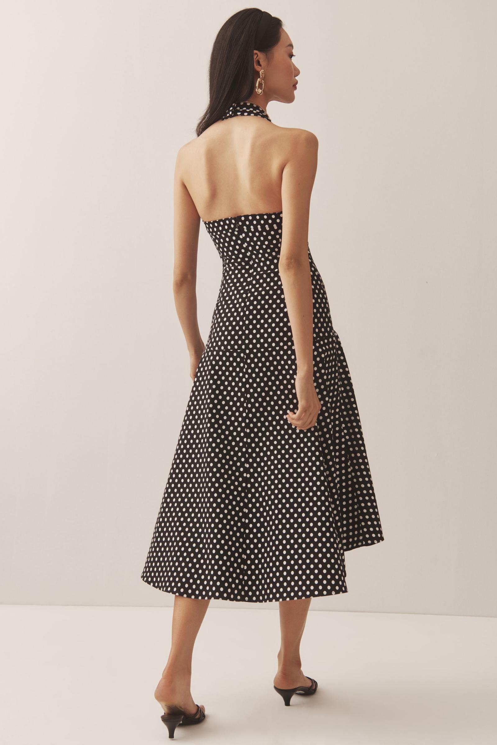 Maeve 홀터 주름 장식 미디 드레스 앤트로폴로지 한국 공식 스토어 유니크한 여성 패션 및 라이프스타일 편집샵 200개이상의 프리미엄 브랜드 여성 의류 액세서리