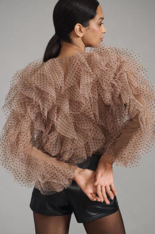 Dolan 튈 크롭 재킷 앤트로폴로지 한국 공식 스토어 유니크한 여성 패션 및 라이프스타일 편집샵 200개이상의 프리미엄 브랜드 여성 의류 액세서리 홈 인테리어