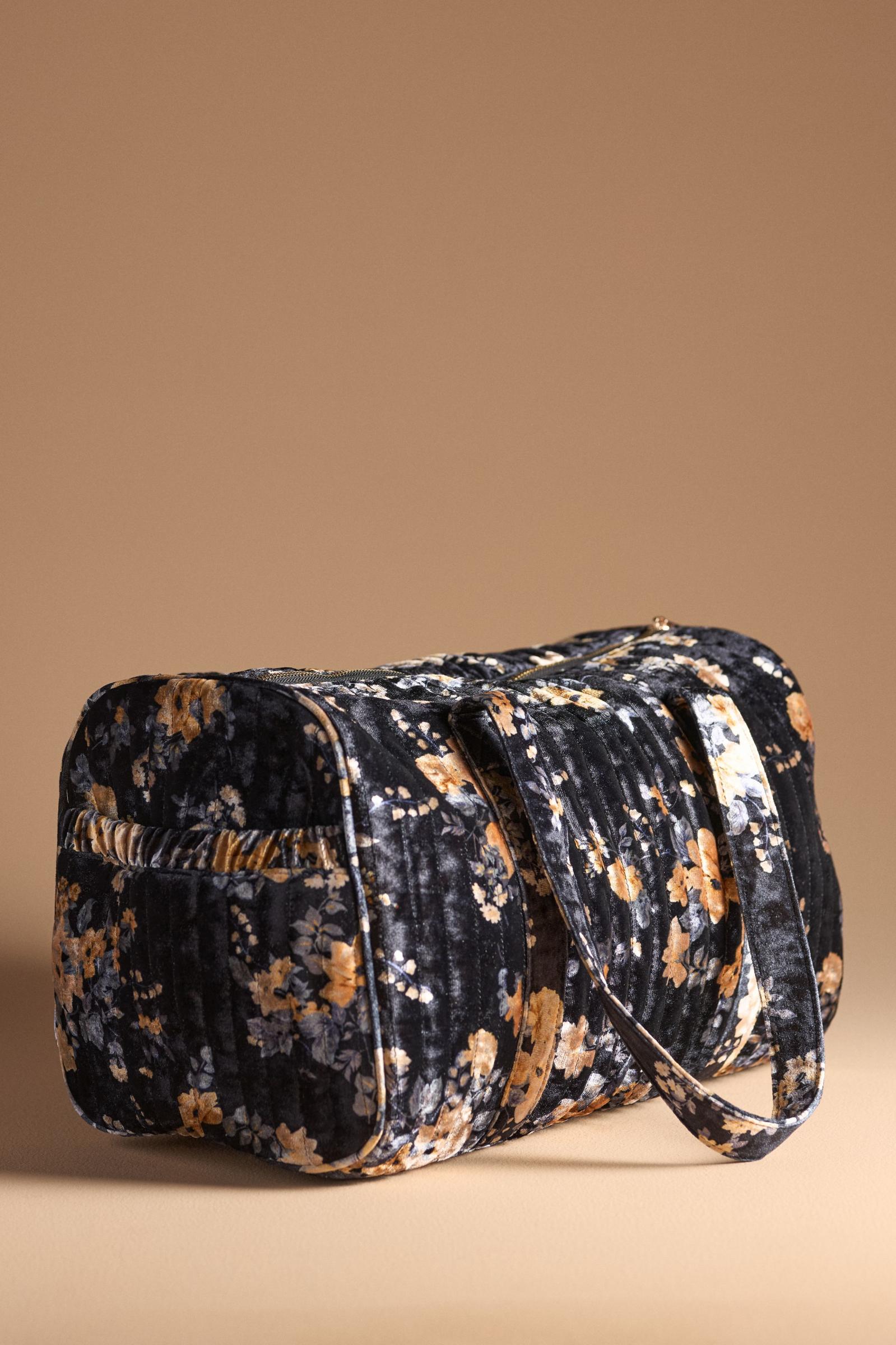 Quilted Velvet Weekender | Anthropologie Japan - Women's Clothing ...