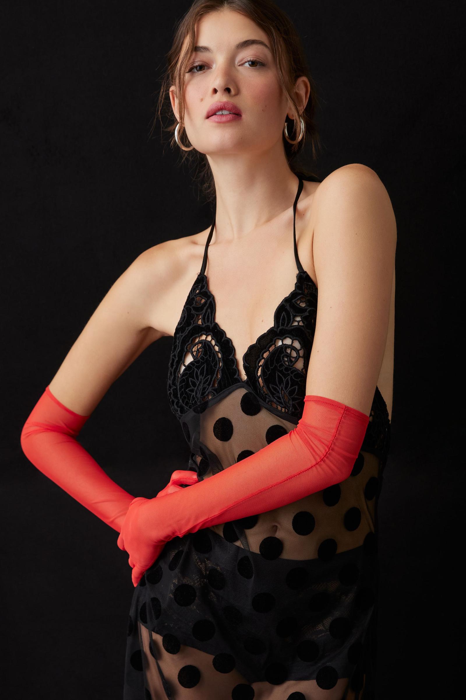 Roffe Mesh Opera Gloves | Anthropologie Japan - Women's Clothing, Accessories & Home