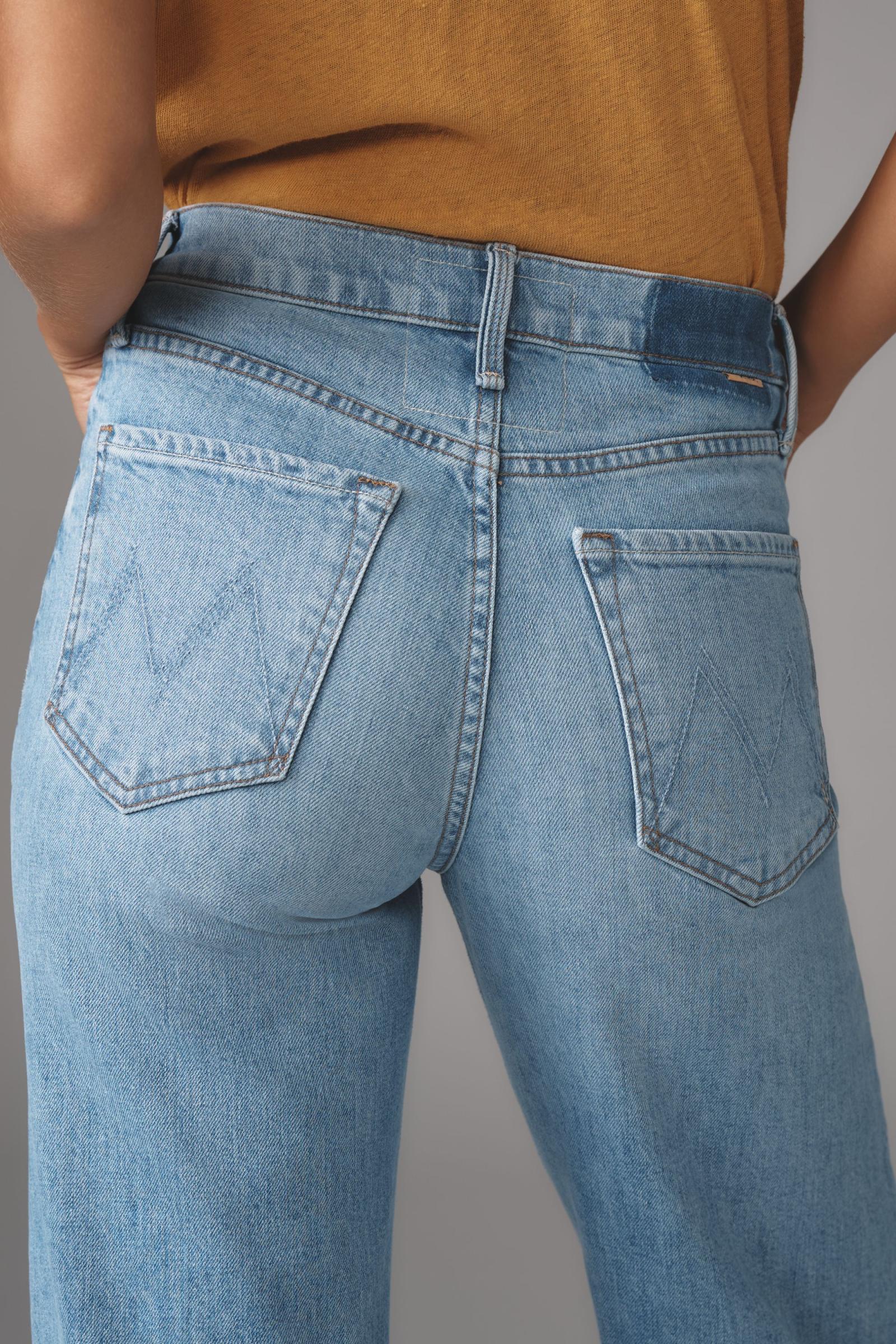 MOTHER The Tomcat Roller Skimp High-Rise Wide-Leg Jeans | Anthropologie ...