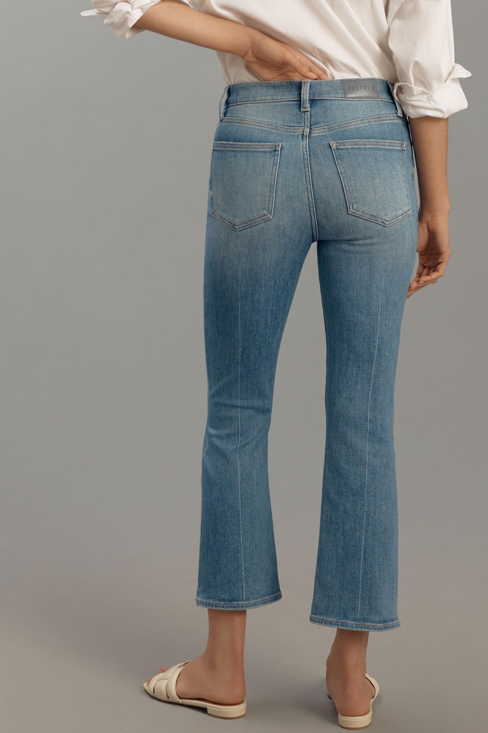 Pistola Lennon High-Rise Crop Flare Jeans | Anthropologie Singapore ...