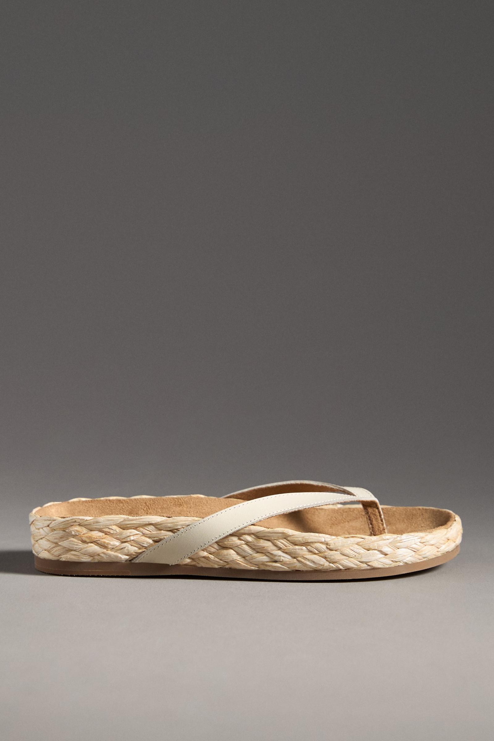 Kelsi Dagger Brooklyn Softy Braided Raffia Thong Sandals ...