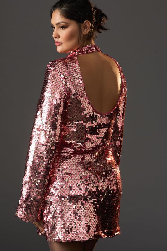 Maeve 긴팔 모크넥 스팽글 미니 드레스 앤트로폴로지 한국 공식 스토어 유니크한 여성 패션 및 라이프스타일 편집샵 200개이상의 프리미엄 브랜드 여성 의류