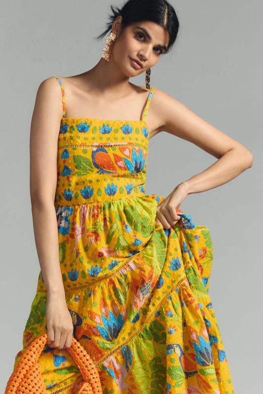 Farm Rio Summer Garden Maxi Dress | Anthropologie Japan - Women's ...