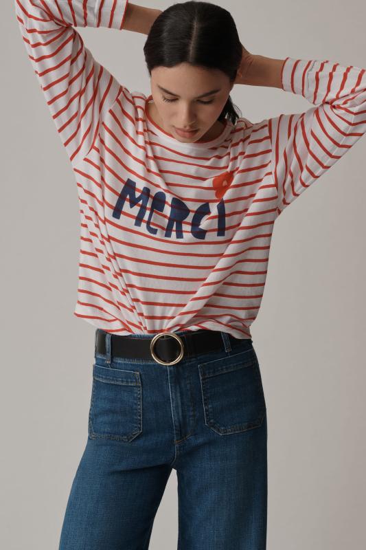 Maeve의 콜레트 데님 하이라이즈 크롭 와이드 레그 진 앤트로폴로지 한국 공식 스토어 유니크한 여성 패션 및 라이프스타일 편집샵 200개이상의 프리미엄 브랜드