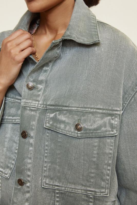 Olive Denim Jacket | Anthropologie Mexico - Women's Clothing ...