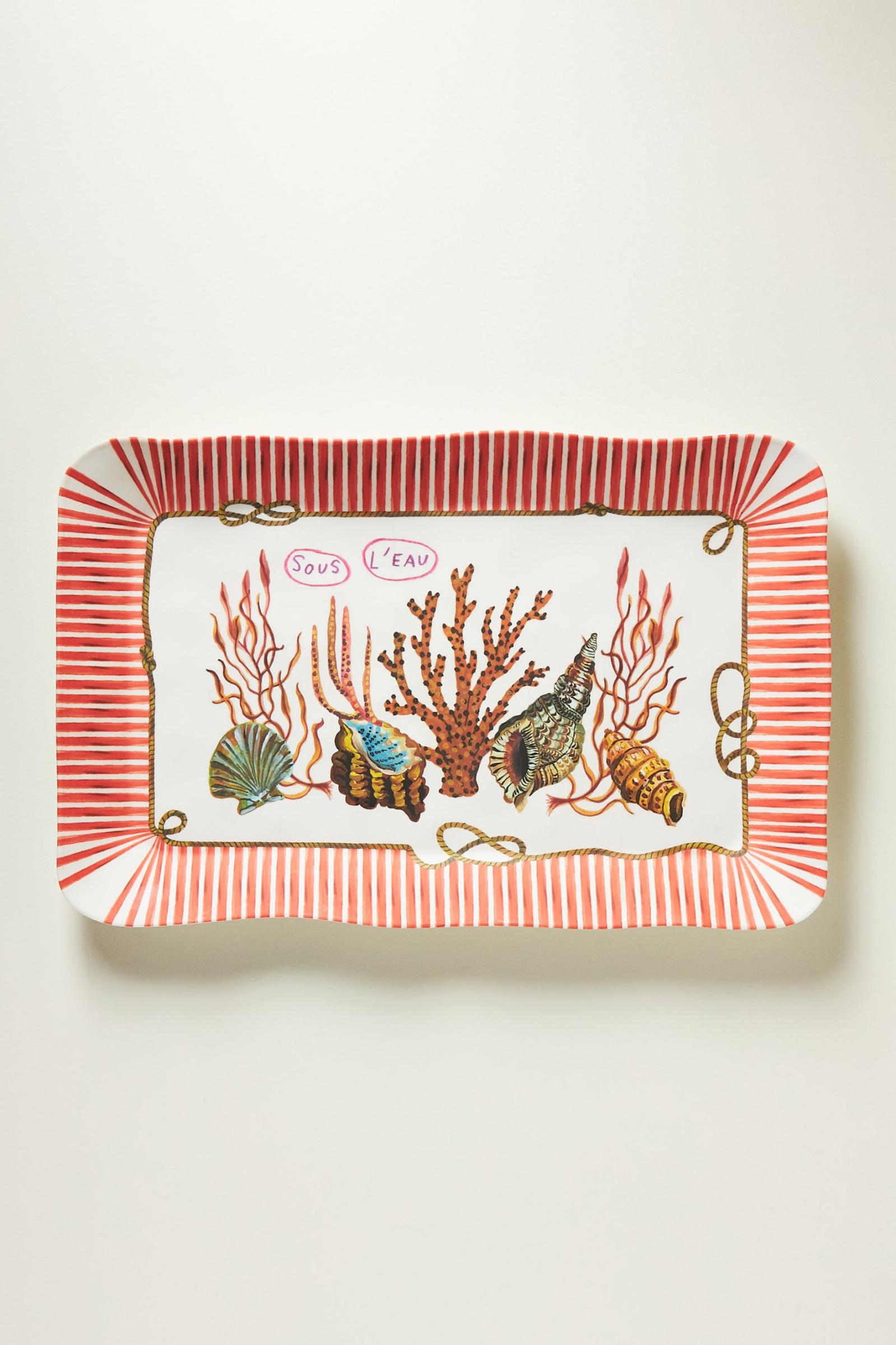 Nathalie Lete Large Melamine Platter | Anthropologie ホーム
