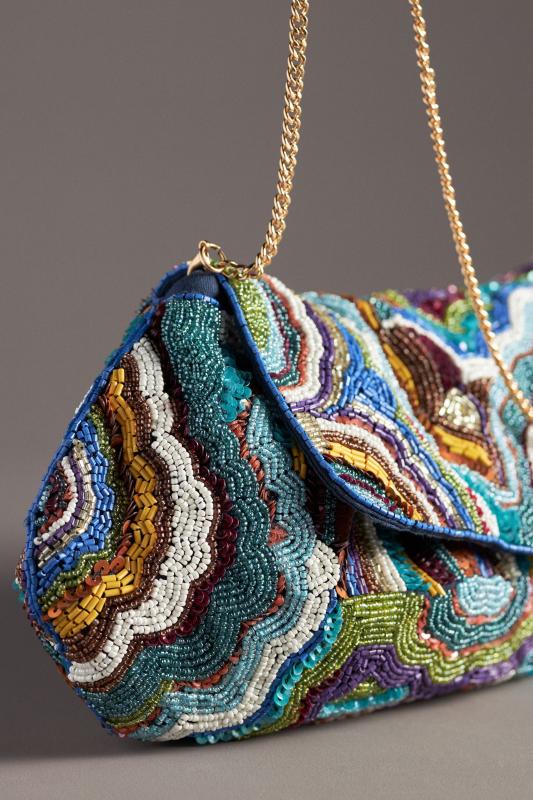 비즈 폴드오버 클러치 앤트로폴로지 한국 공식 스토어 유니크한 여성 패션 및 라이프스타일 편집샵 200개이상의 프리미엄 브랜드 여성 의류 액세서리 홈 인테리어