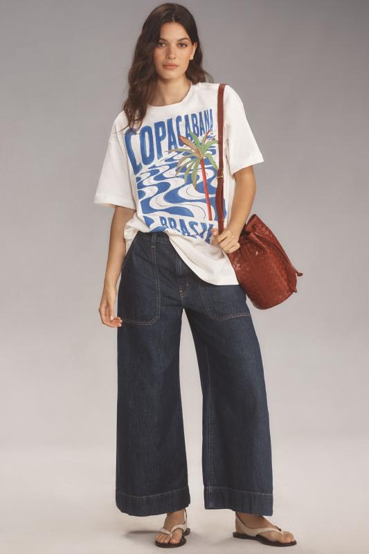 Farm Rio Copacabana Relaxed Graphic Tee | Anthropologie Mexico - Women ...